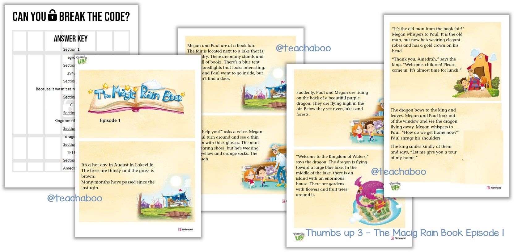 Escape the Classroom Game Pack Freebie no.2 | Reading Comprehension ...