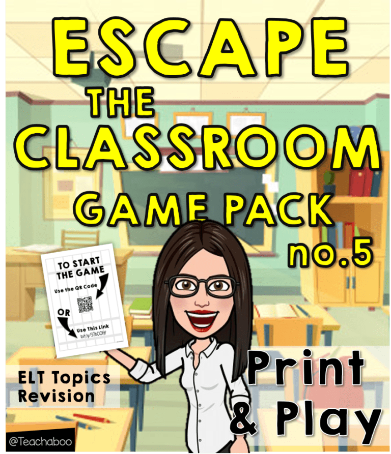 Escape the Classroom Game Pack Freebie no.5 | Topics Revision - Teachaboo
