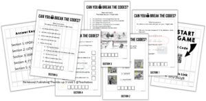 Escape the Classroom Game Pack Freebie no.7 | Reading Comprehension ...