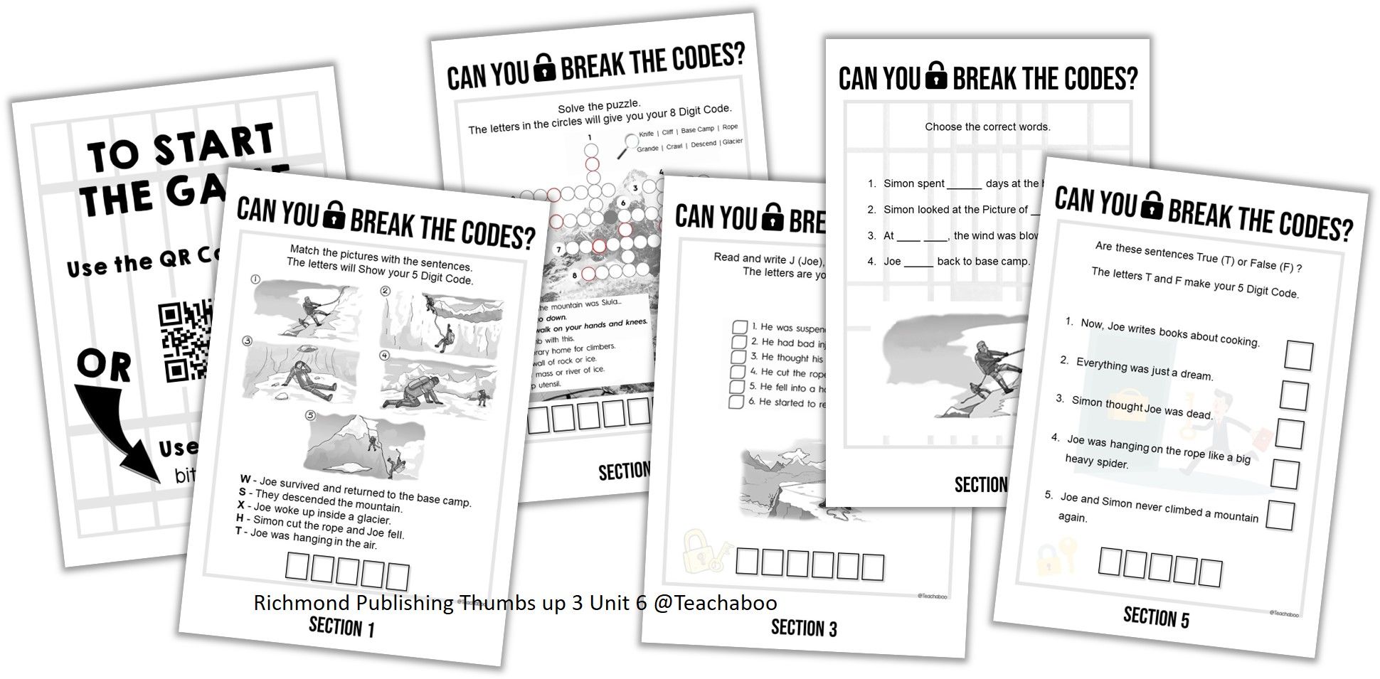 Reading Comprehension Game: Digital Escape Room #8 - Teachaboo