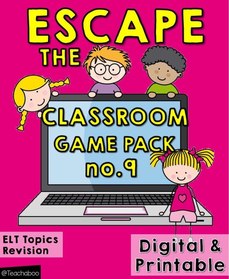 Digital Escape Room Game Pack Freebie no.9 - Teachaboo