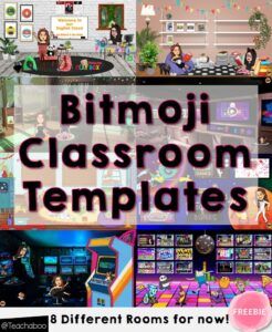 Bitmoji Classroom Templates and FREE tutorial - Teachaboo