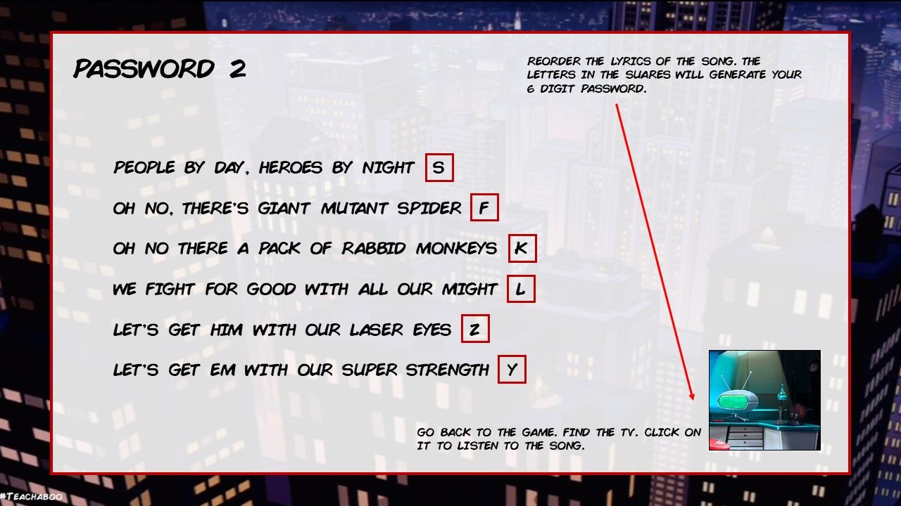 Digital Escape Room Game no.12 | X Men Edition - Teachaboo